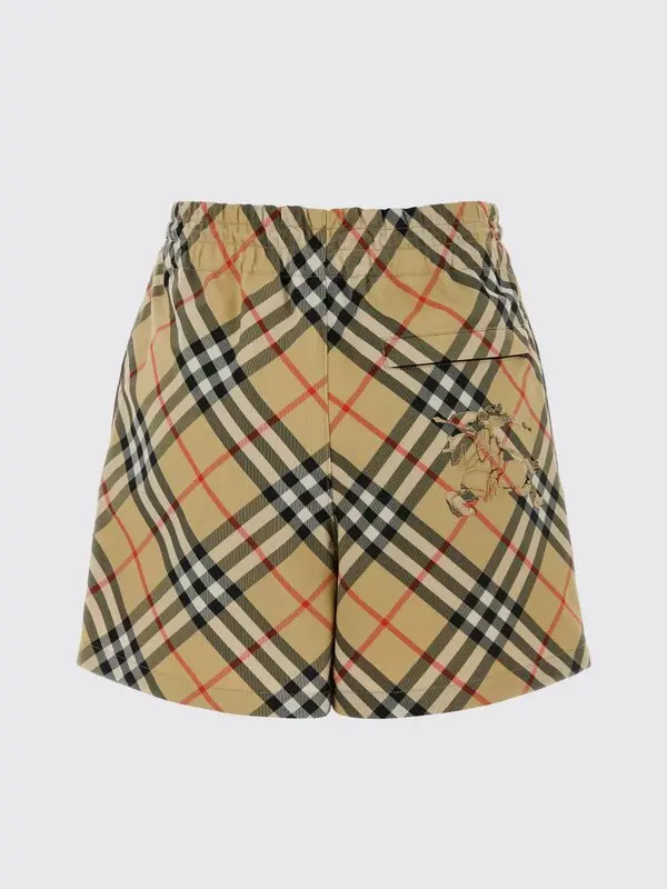 Burberry Vintage Check Polyester Shorts - Beige