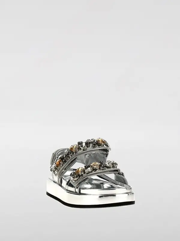 Tory Burch Embellished Heeled Platform Sandals