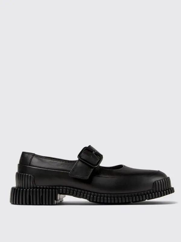 Camper Buckled Ballet Flats - Black