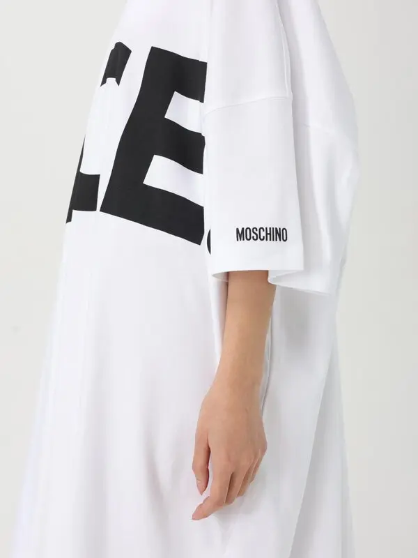 Moschino Oversized Graphic T-shirt Dress
