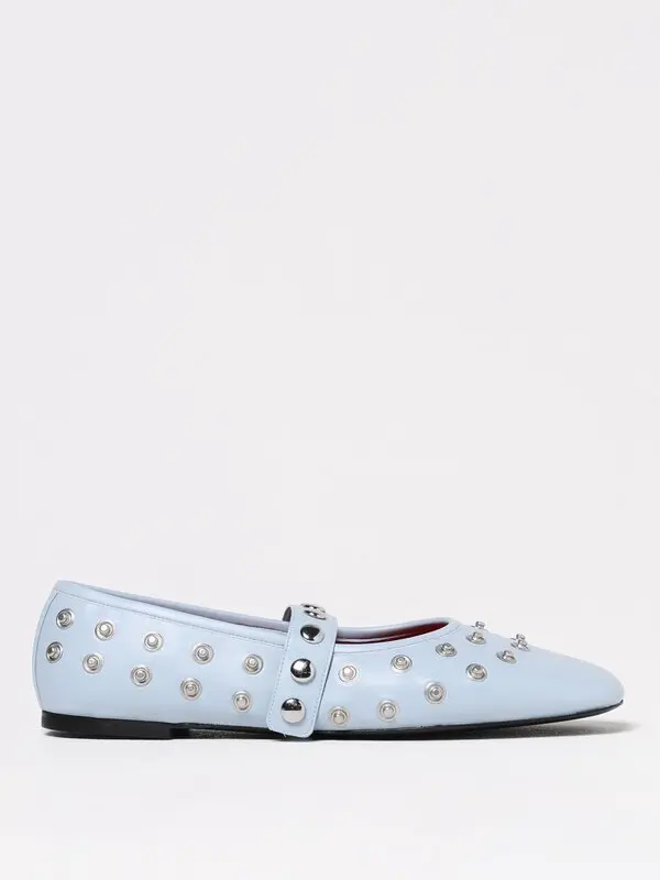 Stella McCartney Studded Ballet Flats - Gnawed Blue