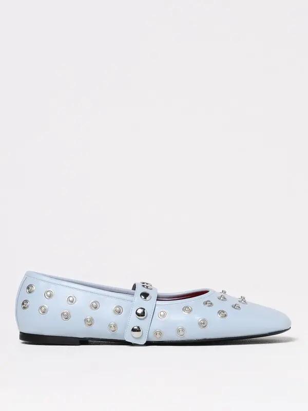 Stella McCartney Studded Ballet Flats - Gnawed Blue