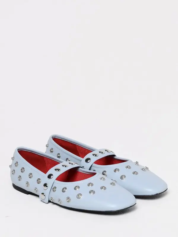 Stella McCartney Studded Ballet Flats - Gnawed Blue