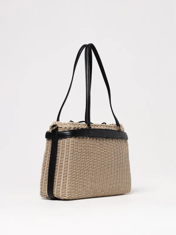 Dolce & Gabbana Woven Shoulder Bag - Beige