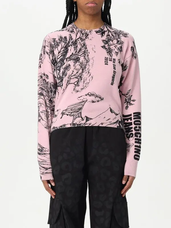 Moschino Pullover Sweater - Pink