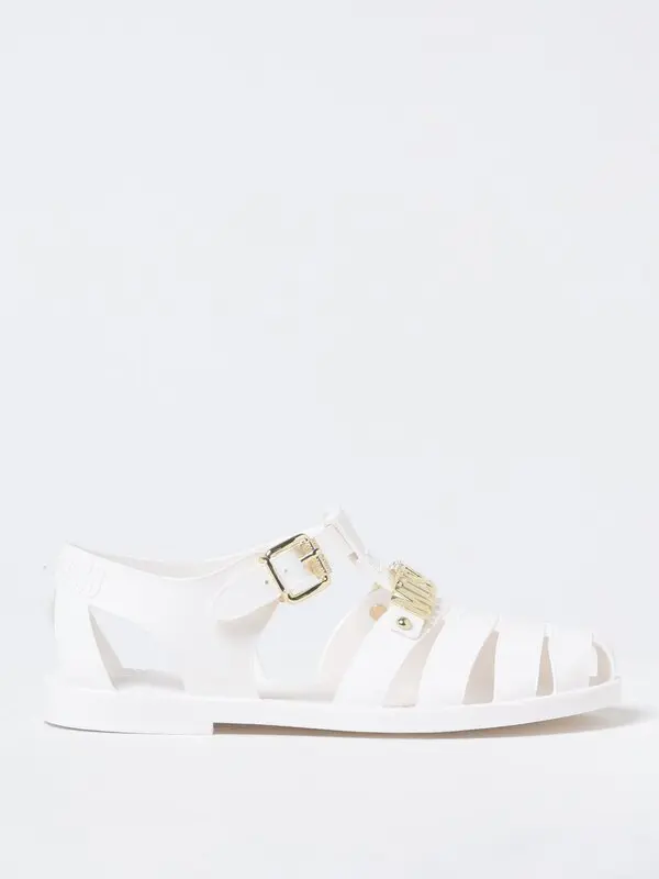 Moschino Flat Sandal - White