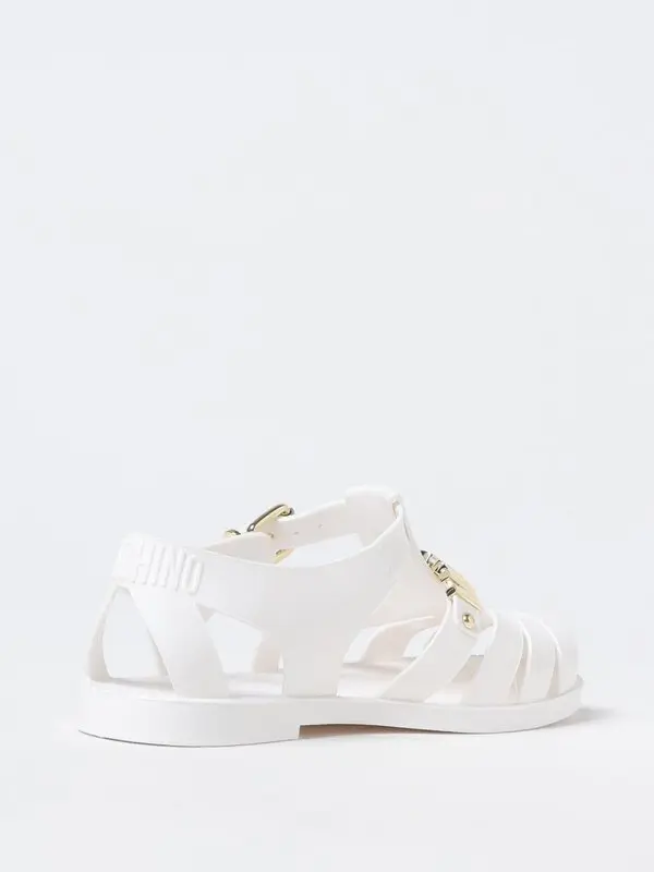 Moschino Flat Sandal - White