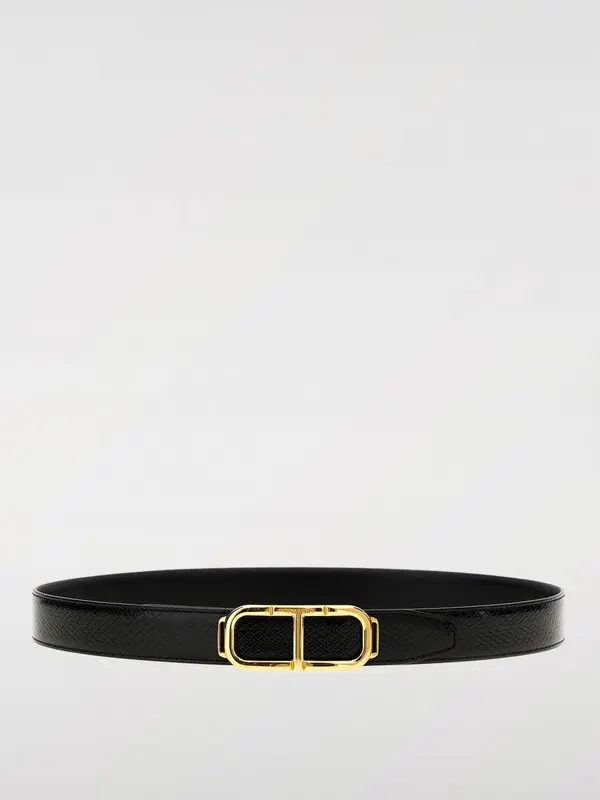 TOM FORD Leather Belt - Black