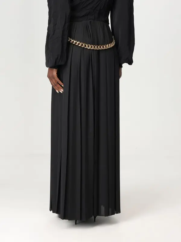 Balenciaga Pleated Maxi Skirt - Black