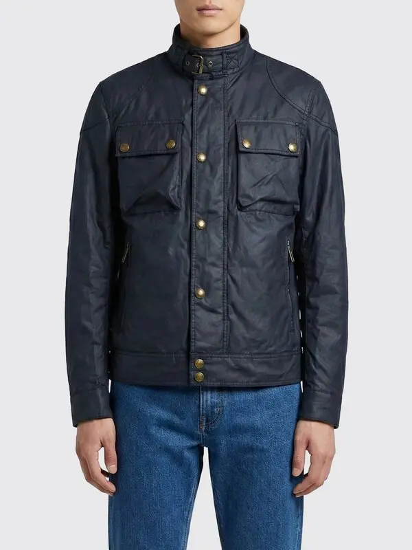 Belstaff Waxed Cotton Jacket - Black