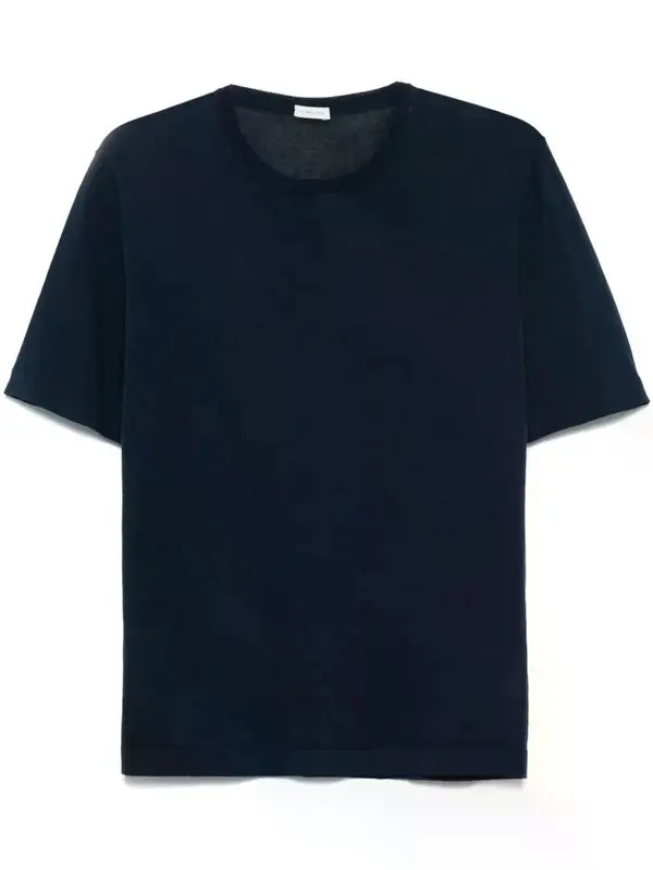 Caruso Short-sleeves Cotton T-shirt - Blue