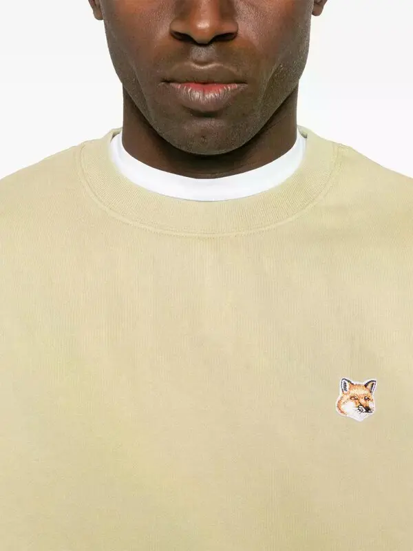 Maison Kitsuné Fox-head Sweatshirt - Green