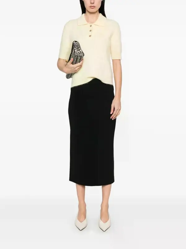 P.a.r.o.s.h Ribbed Midi Skirt