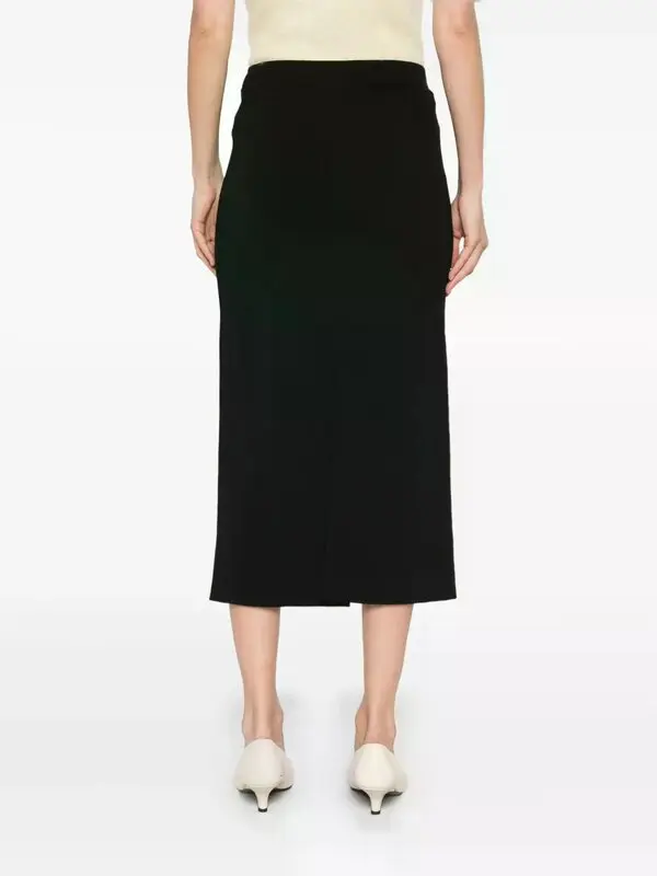 P.a.r.o.s.h Ribbed Midi Skirt
