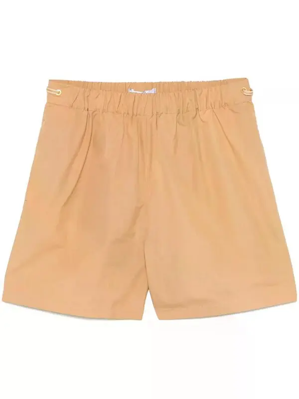 Max Mara Poplin Shorts - Brown