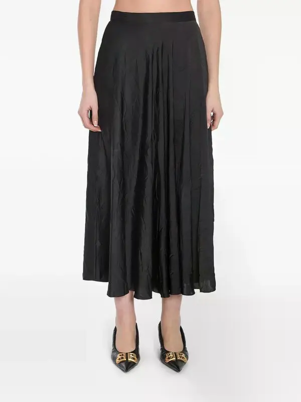 Balenciaga Asymmetrical Midi Skirt