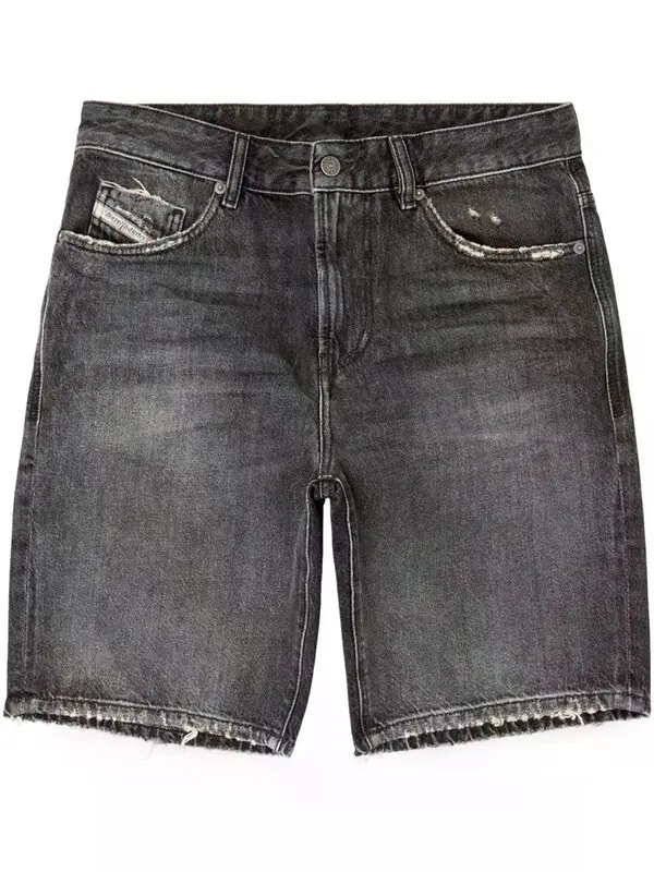 DIESEL® D-fin Denim Shorts - Black