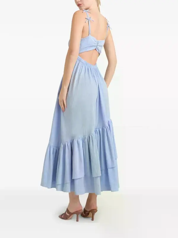 bailey blue maxi dress Brown/Blue Bailey Maxi Dress main image 0