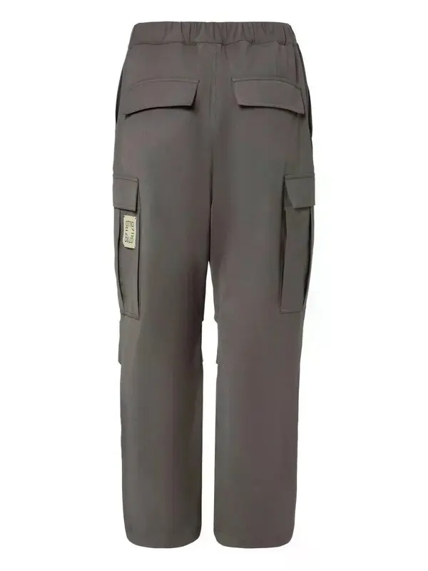 0711 TBILISI Straight-leg Cargo Trousers - Grey