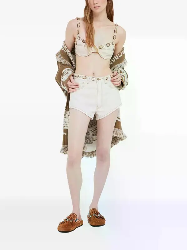 Alanui Ocean Dream Denim Bra