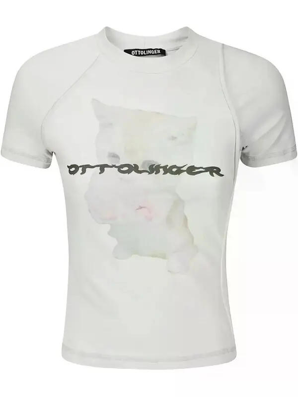 Ottolinger Logo-print T-shirt - White