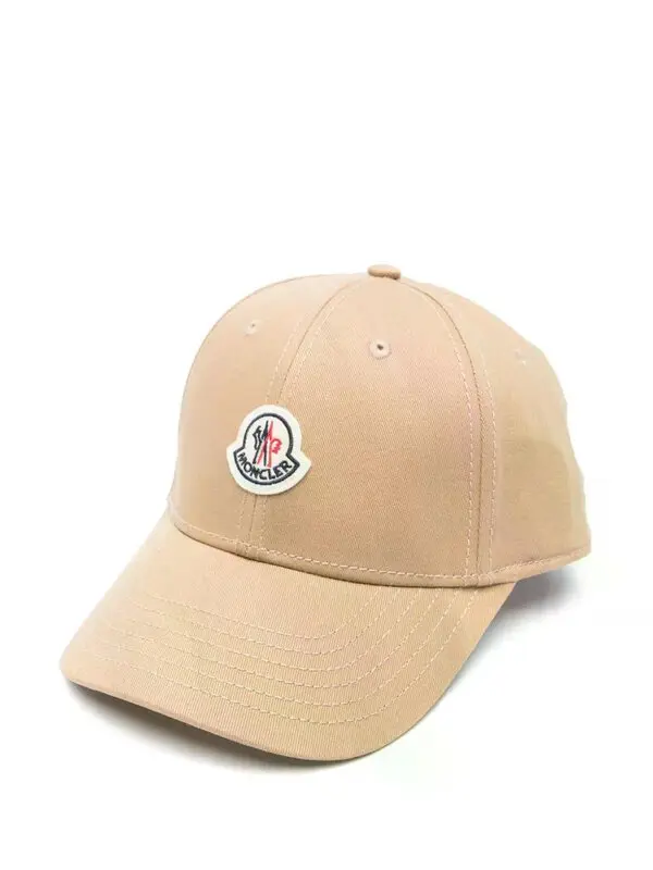 Moncler Logo-patch Cap - Neutrals