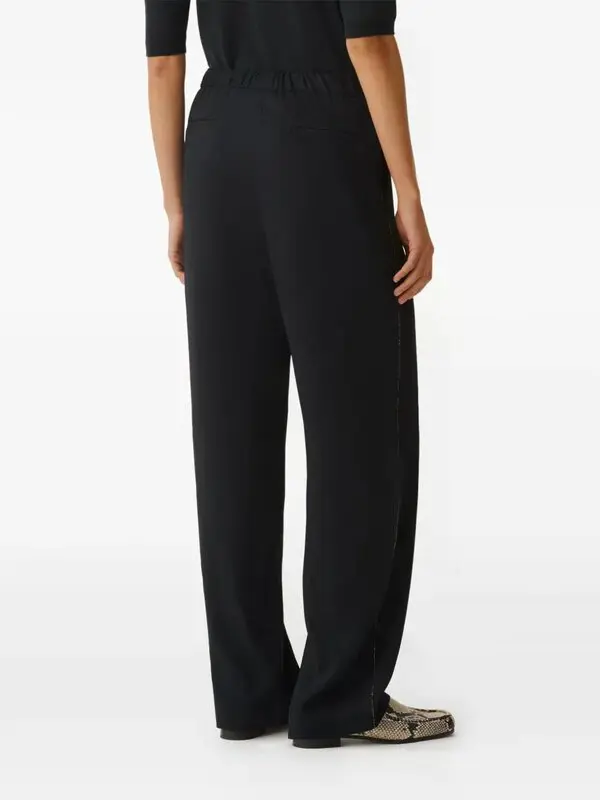 Fabiana Filippi Beaded-trim Trousers