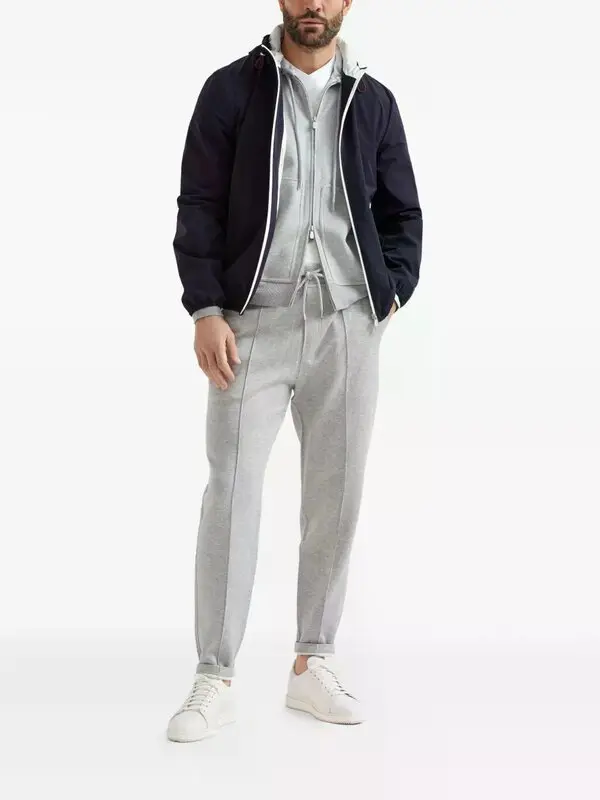 Brunello Cucinelli Ribbed Track Pants - Grey