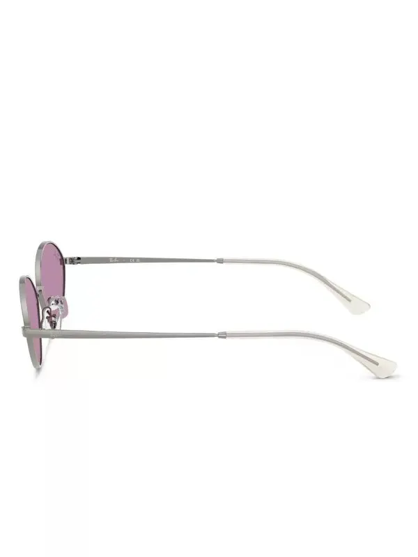 Ray-ban Kai Geometric-frame Sunglasses - Silver