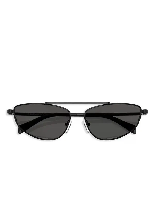 Michael Kors Buenos Aires Geometric-frame Sunglasses - Black