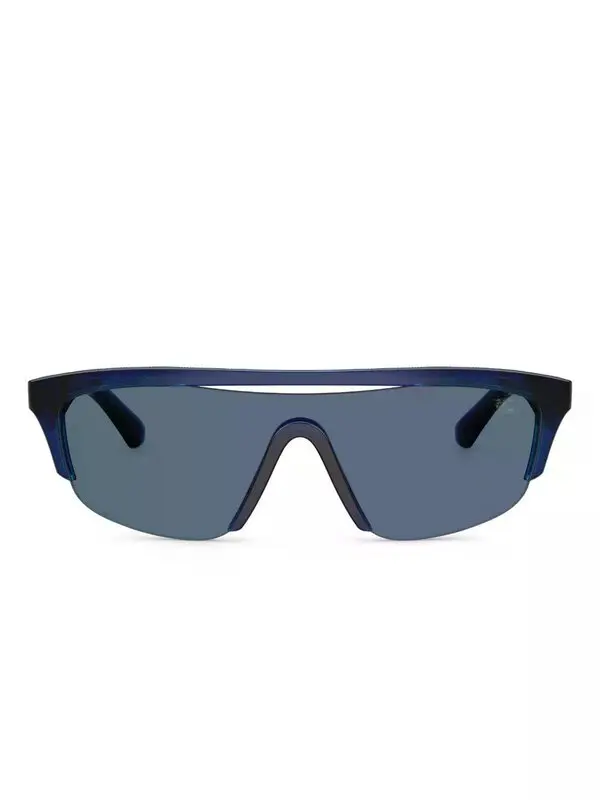 Burberry Shield-frame Sunglasses - Blue
