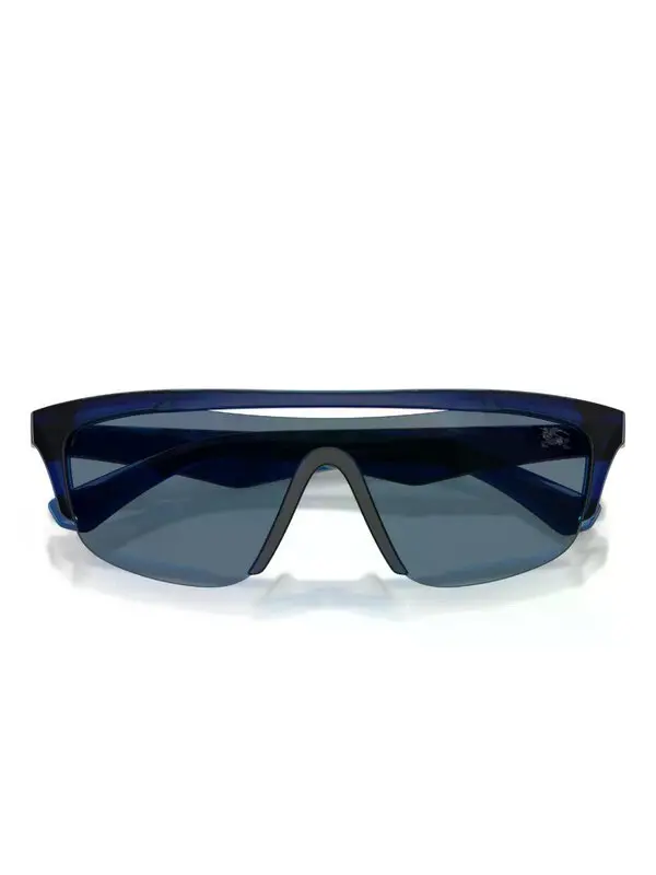 Burberry Shield-frame Sunglasses - Blue