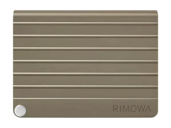 RIMOWA Original Small Goods Aluminium Card Holder - Titanium