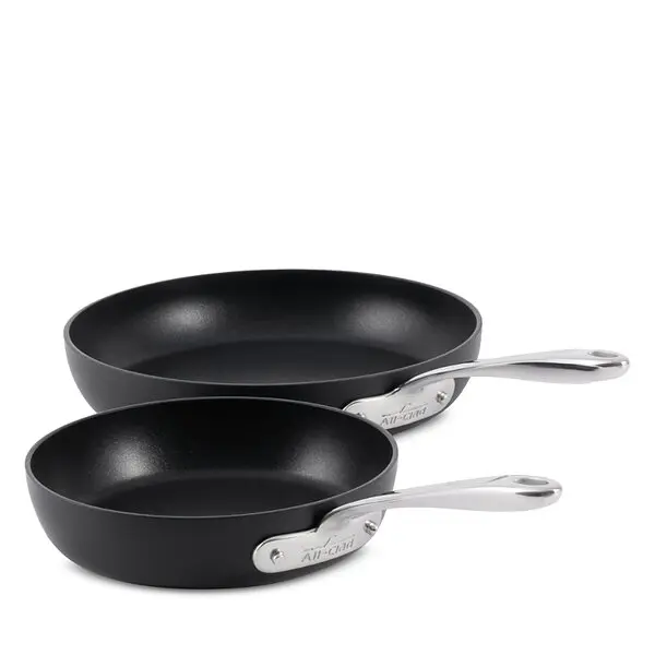 ALL-CLAD Ha1 Expert Cookware Nonstick 2 Piece Frypan Set - Black