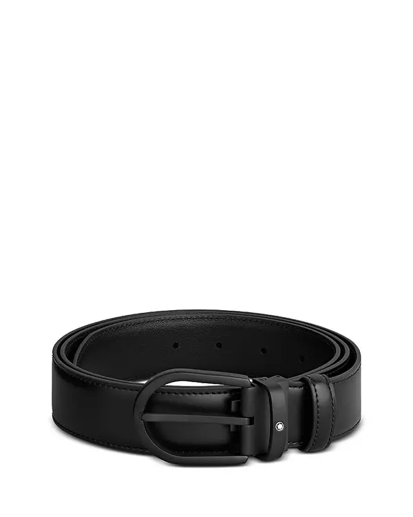 Montblanc Leather Belt - Black