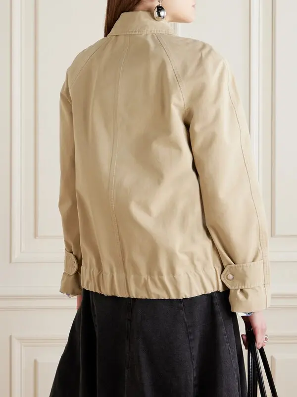 Burberry Paneled Cotton-canvas Jacket