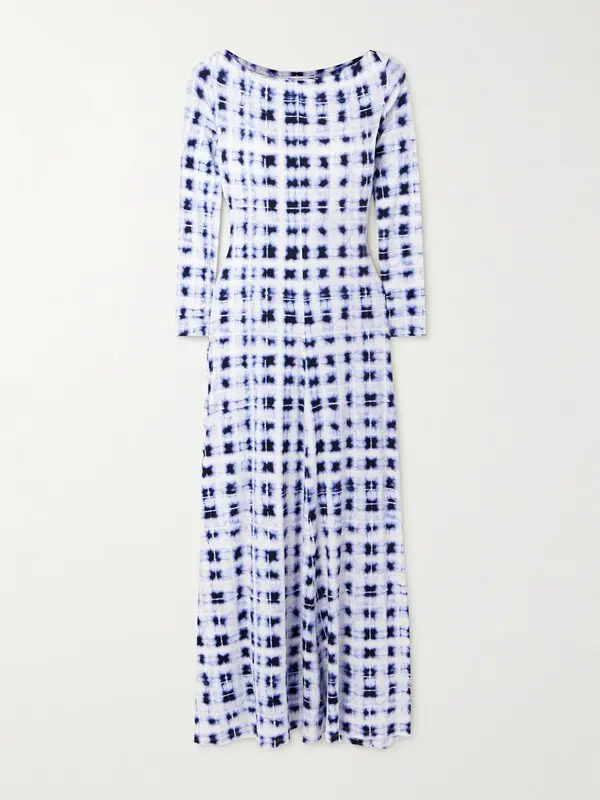 Proenza Schouler White Label Jen Printed Midi Dress - Blue