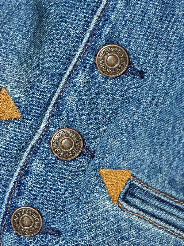 Polo Ralph Lauren Embroidered Denim Vest