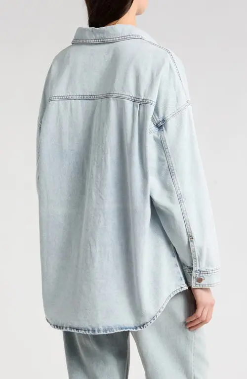 Marine Layer Molly Oversize Denim Shirt Jacket