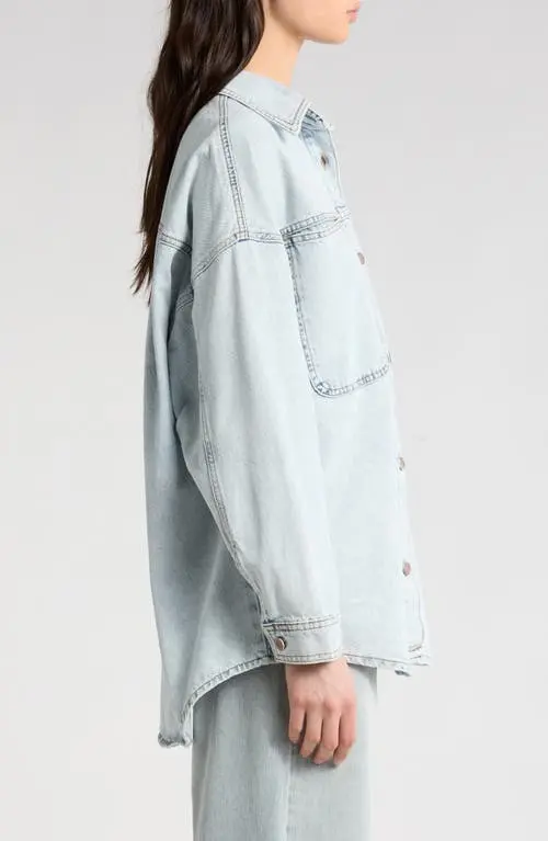 Marine Layer Molly Oversize Denim Shirt Jacket