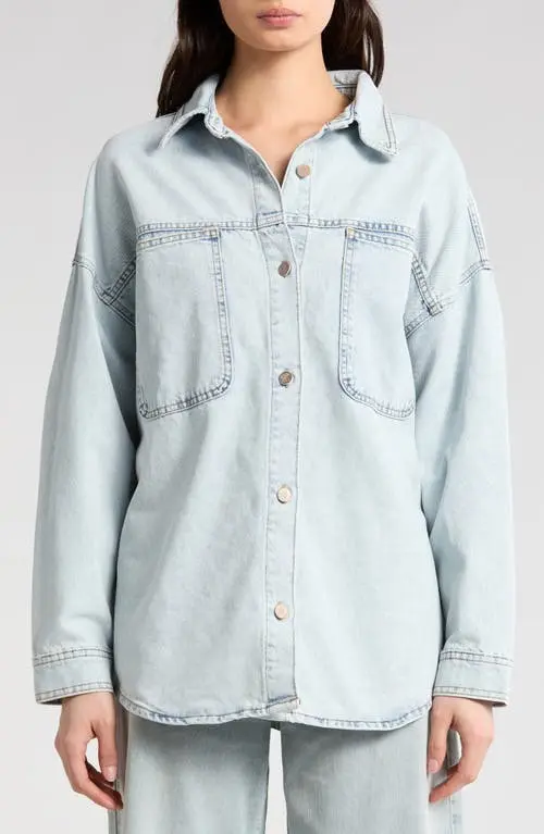 Marine Layer Molly Oversize Denim Shirt Jacket