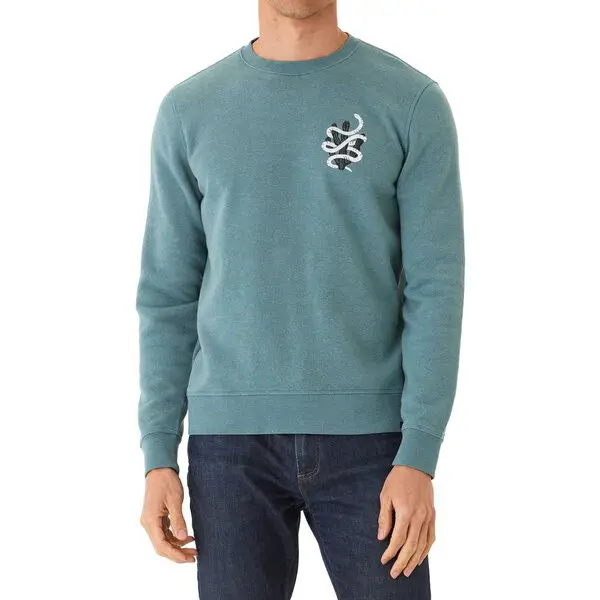 THREADS 4 THOUGHT Desert Snake Mineral Wash Crewneck Sweatshirt