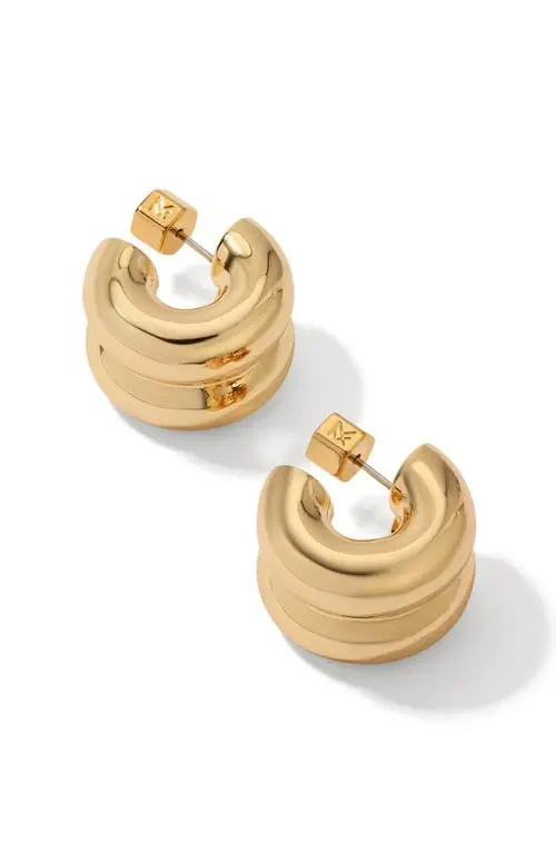 MIRANDA FRYE Chloe Huggies Earrings - Gold