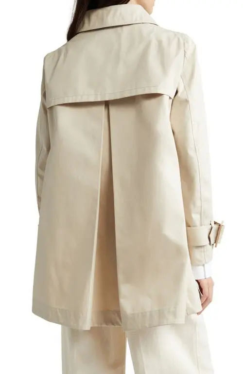 Herno Delon Cotton Short Trench Coat