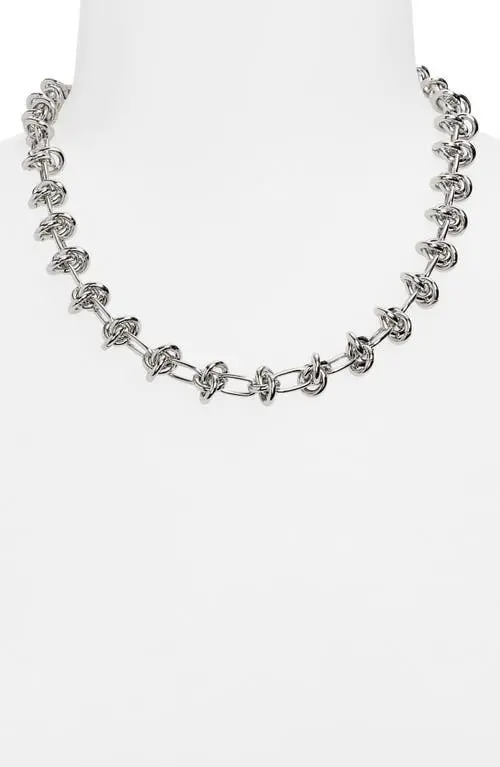 JUSTINE CLENQUET Daria Knot Chain Necklace