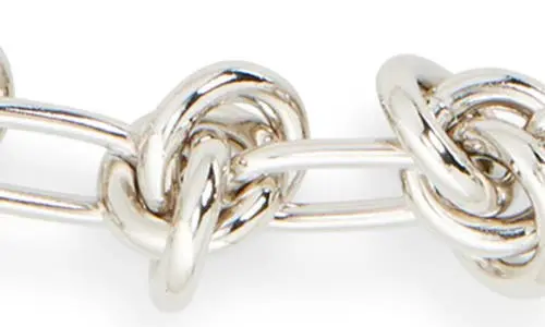 JUSTINE CLENQUET Daria Knot Chain Necklace