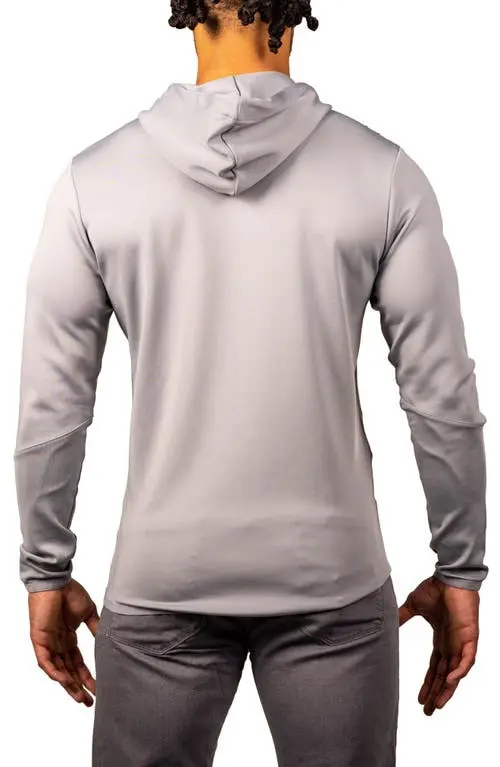 MACEOO Shield Zip Hoodie - Grey