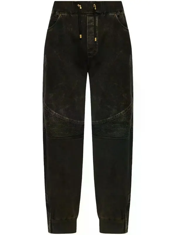 Balmain Cotton Trousers - Black