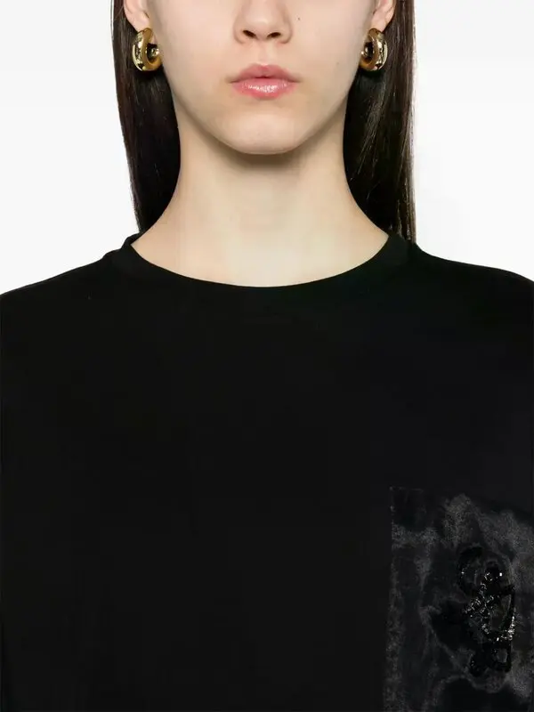 Liu Jo Bead-logo T-shirt