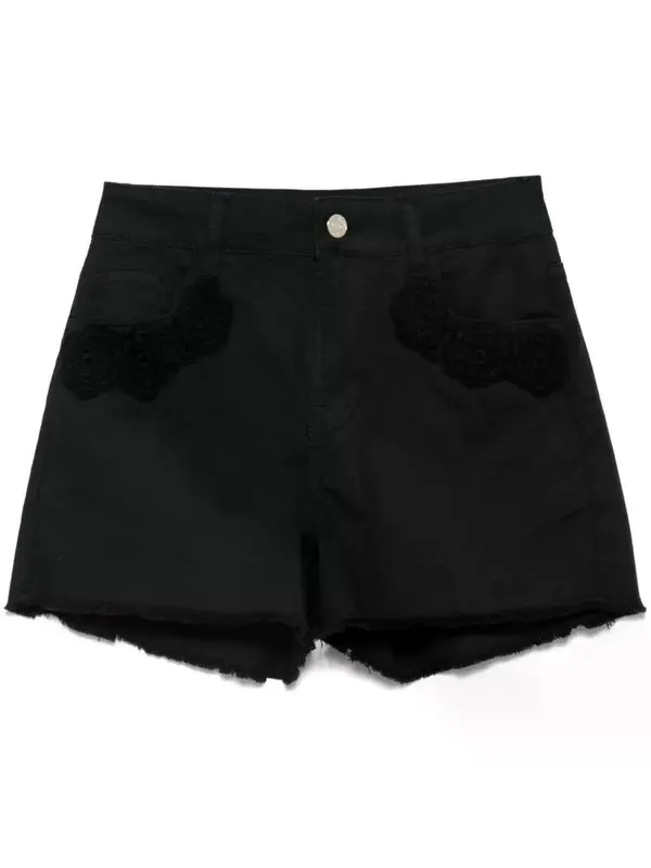 Liu Jo Crochet Floral Shorts
